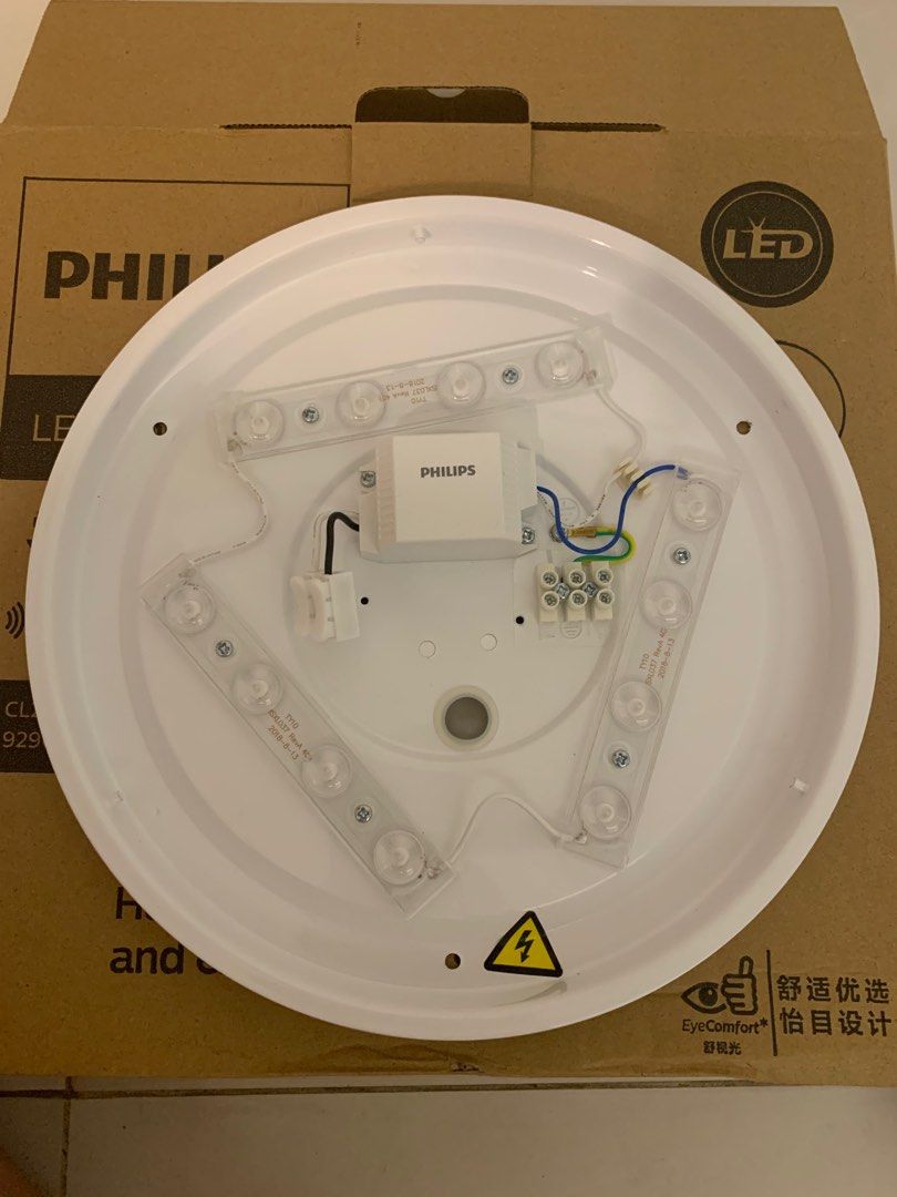 Philips ceiling light led 12w, Furniture & Home Living, Lighting & Fans ...