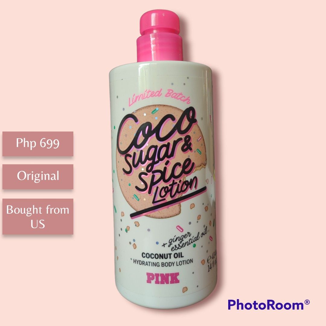 PINK Coco Sugar & Spice Lotion, Beauty & Personal Care, Bath & Body ...