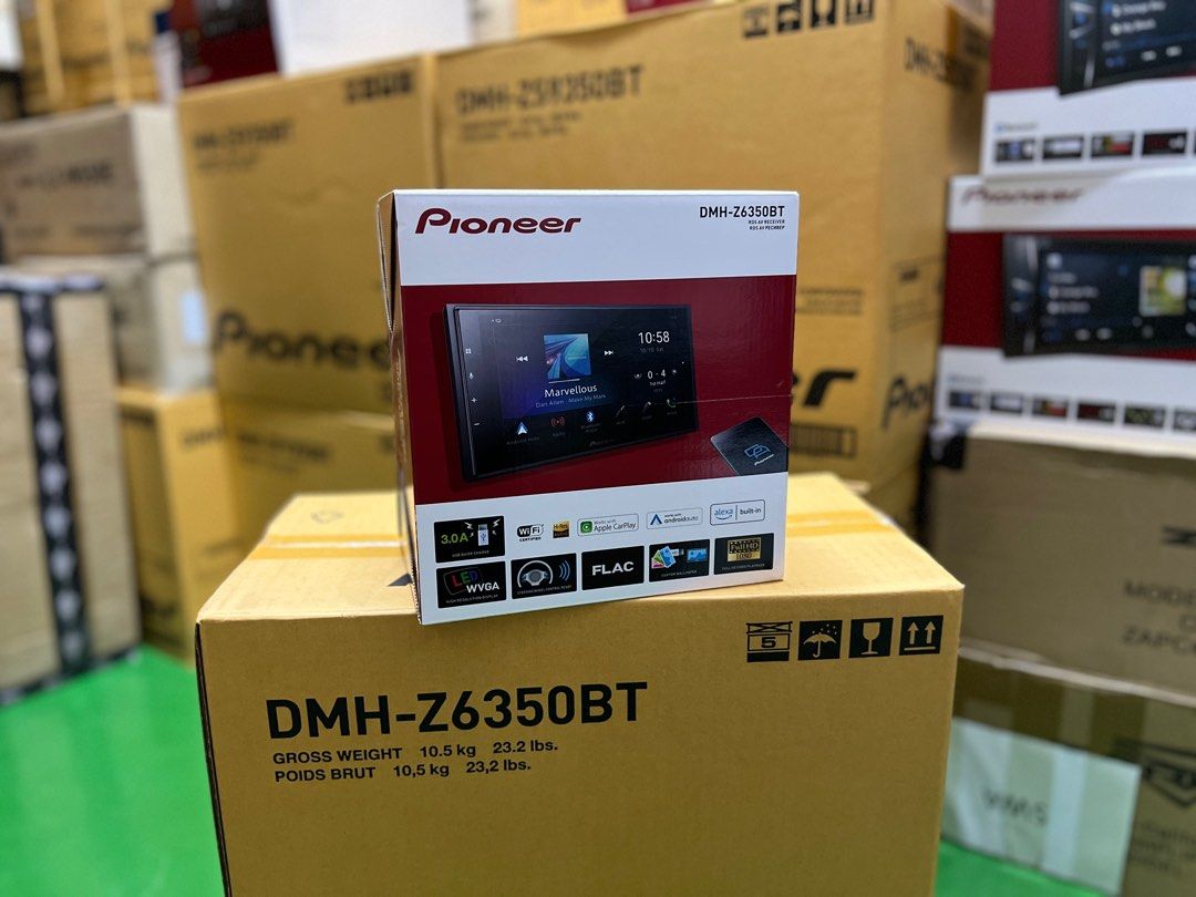 Pioneer DMH-Z6350BT 6.8" Multimedia Player Wireless/Wired Carplay ...