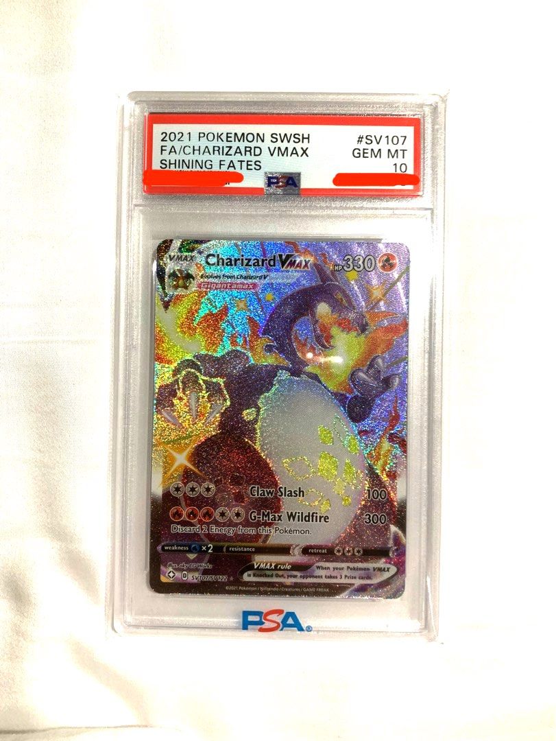 Pokemon Charizard VMAX MINT PSA 10 SLAB, Hobbies & Toys, Toys & Games on Carousell