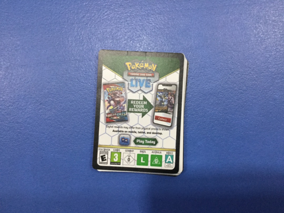 Pokemon code cards, Hobbies & Toys, Toys & Games on Carousell