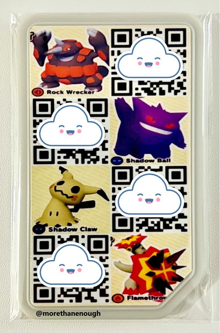 Pokemon Gaole Support Ticket Disk Scannable in Singapore ( # Pokemon Ga ...