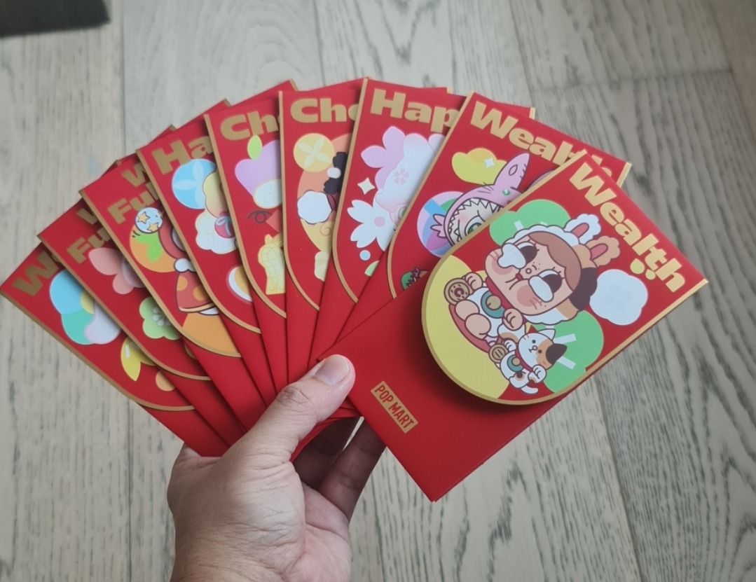 Popmart 2023 Happy New Year Red packets, 1 set, Hobbies & Toys, Toys ...