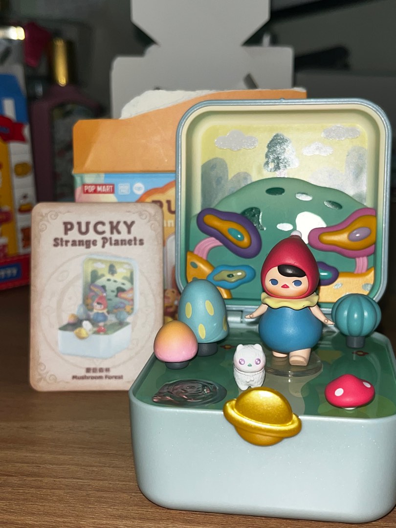 POPMART pucky strange planets, Hobbies & Toys, Toys & Games on Carousell
