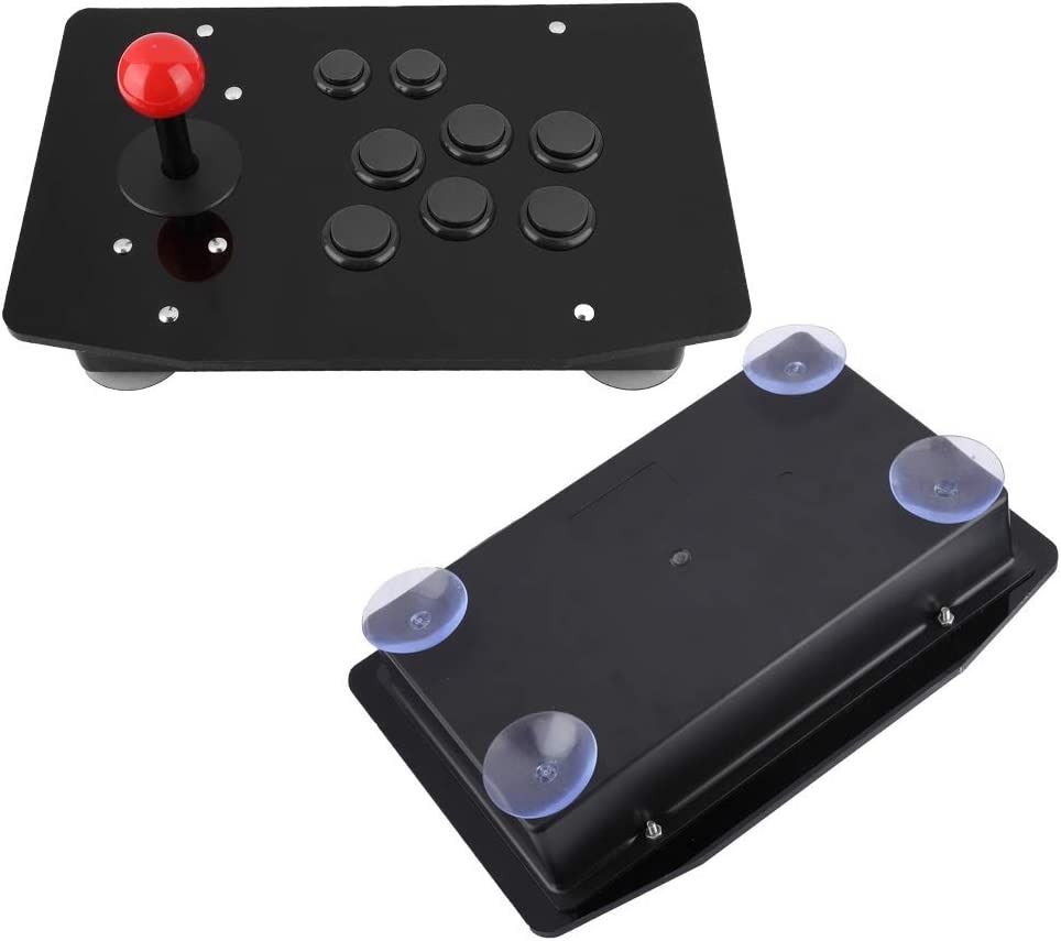 Portable USB Arcade Controller Arcade Fighting Stick Fighter Joystick 8 ...