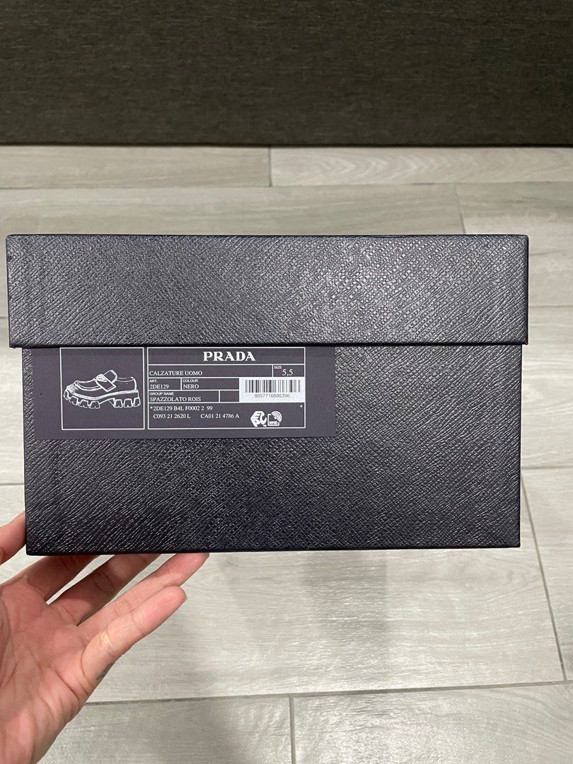 Prada box (shoe box), Luxury, Sneakers & Footwear on Carousell