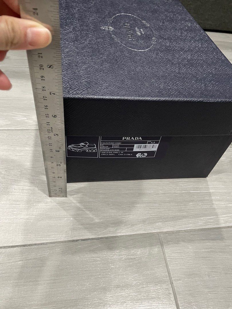 Prada box (shoe box), Luxury, Sneakers & Footwear on Carousell