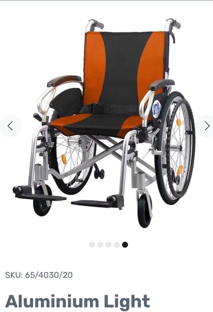 Pristine High-End Lifeline Wheelchair, Health & Nutrition, Assistive ...