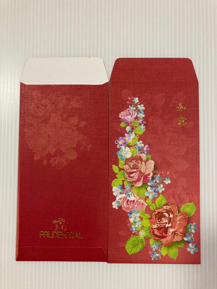 Prudential Ang Pow / Red Packet - 1 pack 8 pcs, Hobbies & Toys ...