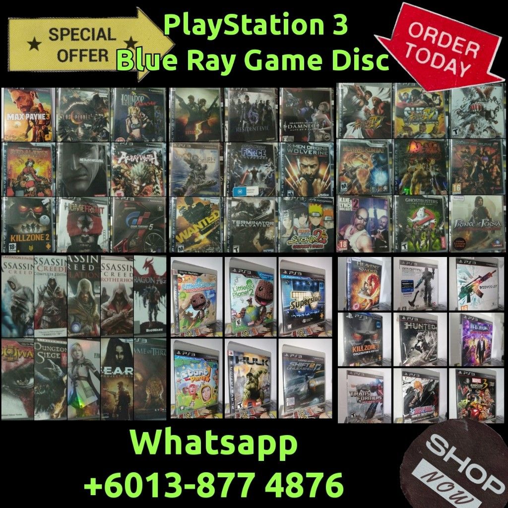 PS3 Game Disc from Personal Collections, Video Gaming, Video Games ...