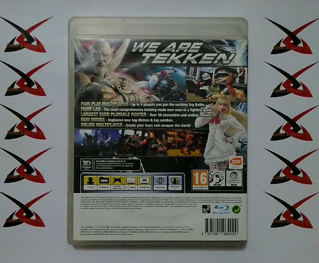 PS3 PlayStation 3 Game Tekken Tag Tournament 2, Video Gaming, Video ...