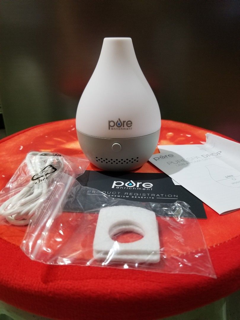 PURESPA DROP / USB AROMA DIFFUSER, Furniture & Home Living, Home ...