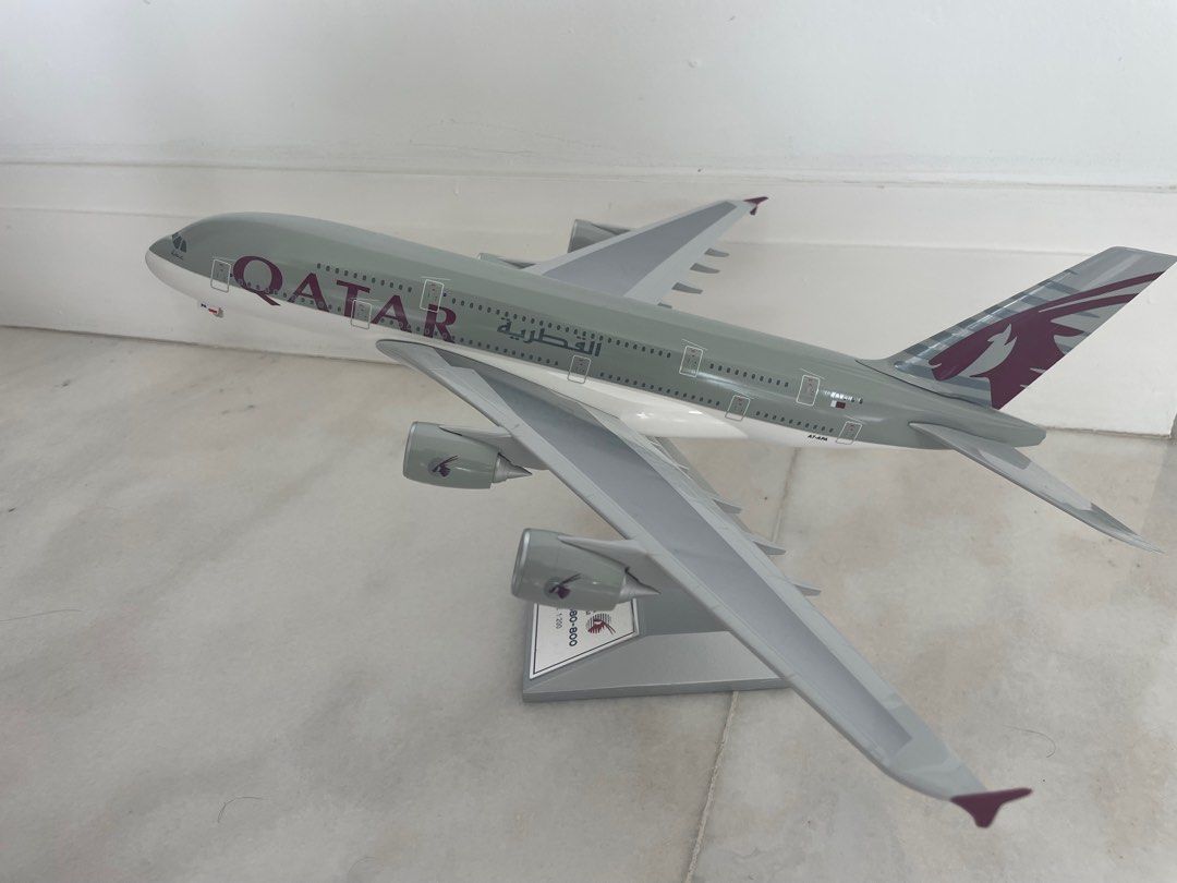 Qatar Airways Airbus 380-800 scale 1:200, Hobbies & Toys, Toys & Games ...