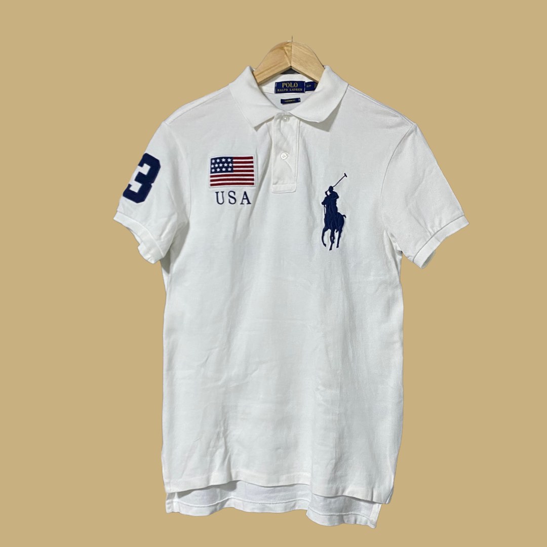 RALPH LAUREN USA POLO SHIRT, Men's Fashion, Tops & Sets, Tshirts & Polo ...