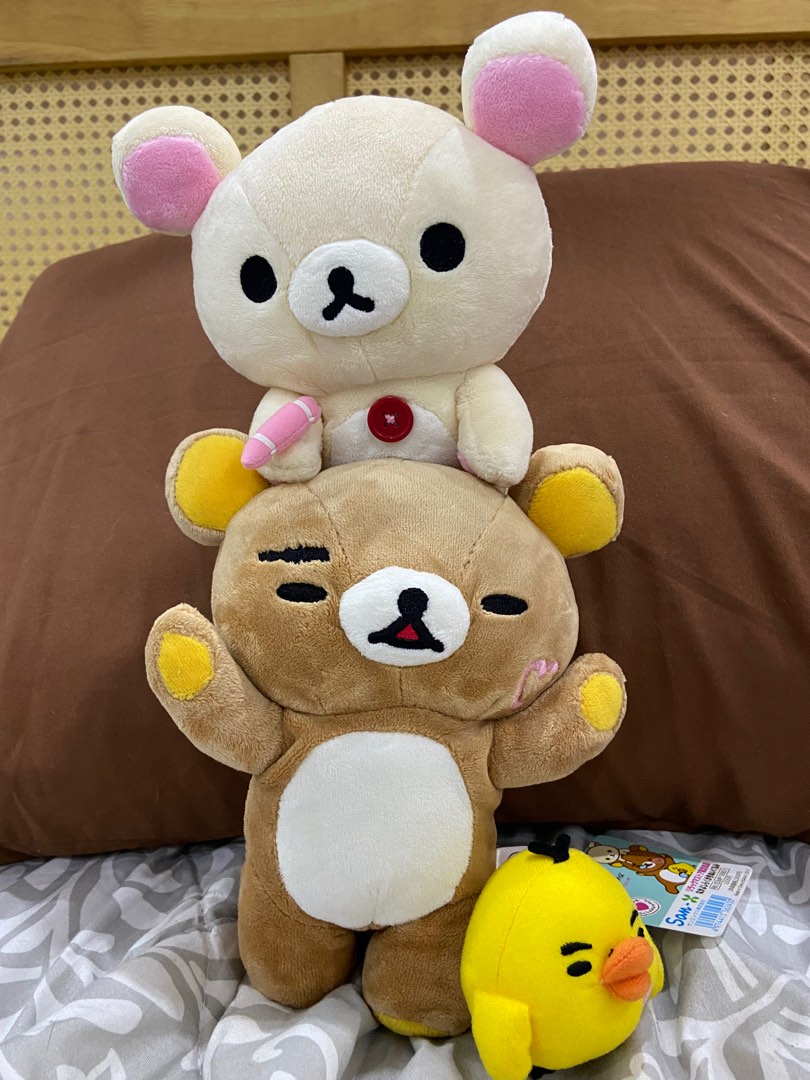 RARE Rilakkuma, Kori, & Kiroi Plush, Hobbies & Toys, Toys & Games on Carousell