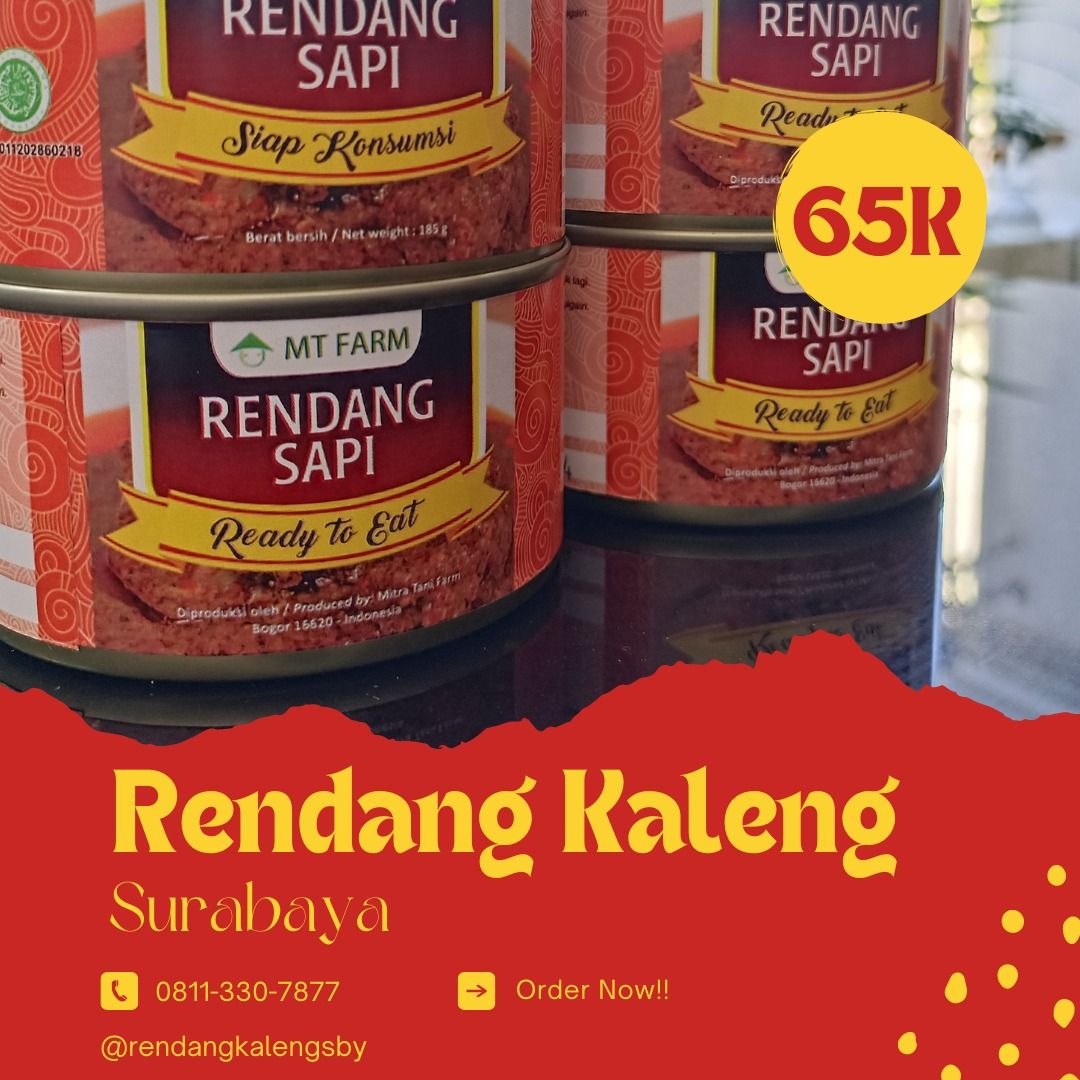 Rendang Sapi Kaleng, Nikmati Kelezatan Sapi Terbaik Tanpa Ribet ...
