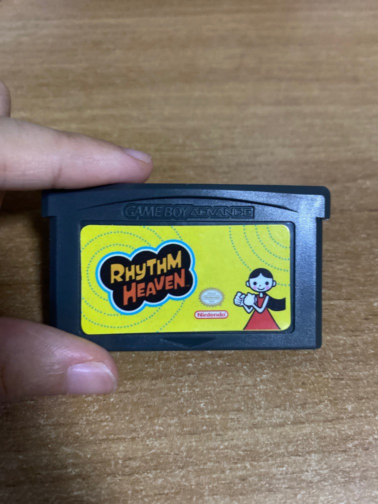 Rhythm heaven GBA gameboy advance cartridge game rhythm paradise, Video ...