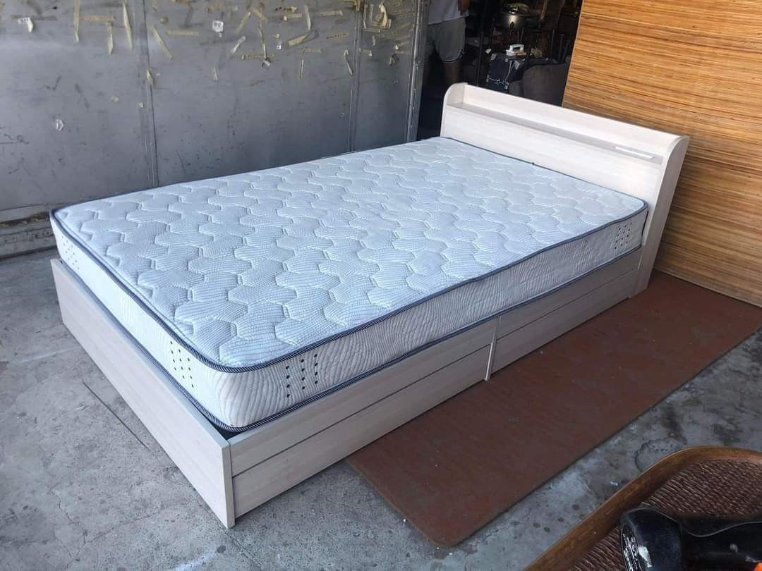 Semi double Bedframe japan surplus, Furniture & Home Living, Furniture ...