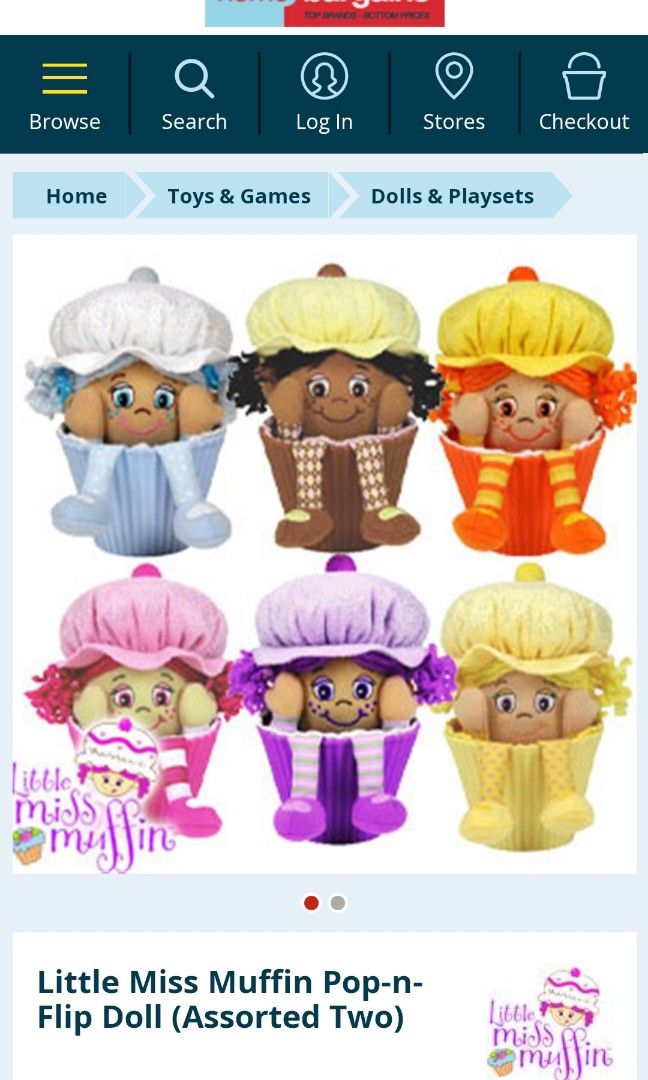 Set of LITTLE MISS MUFFIN Pop-n-flip Doll Assorted 2011, Hobbies & Toys ...