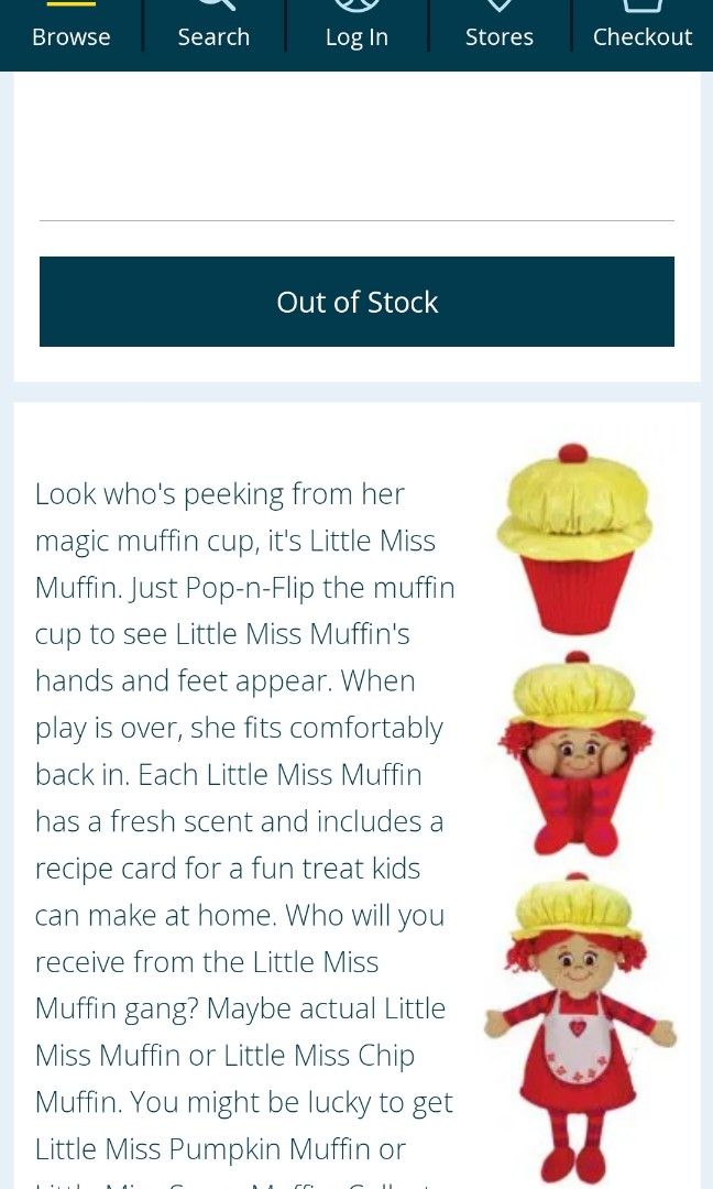 Set of LITTLE MISS MUFFIN Pop-n-flip Doll Assorted 2011, Hobbies & Toys ...