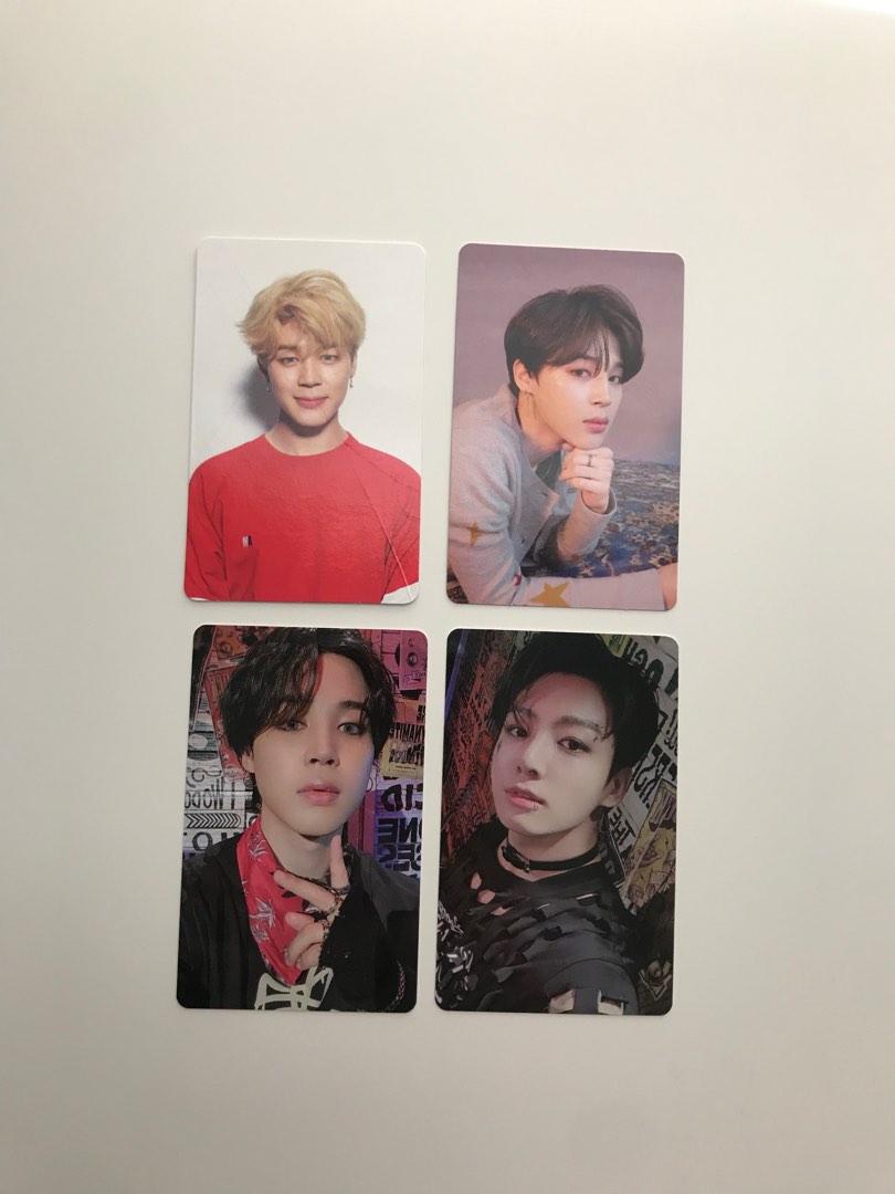 [SET] Official BTS Jimin and Jungkook Photocards, Hobbies & Toys, Memorabilia & Collectibles, K ...
