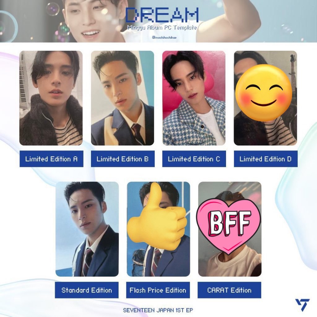 SEVENTEEN Mingyu Dream Pcs, Hobbies & Toys, Memorabilia & Collectibles ...