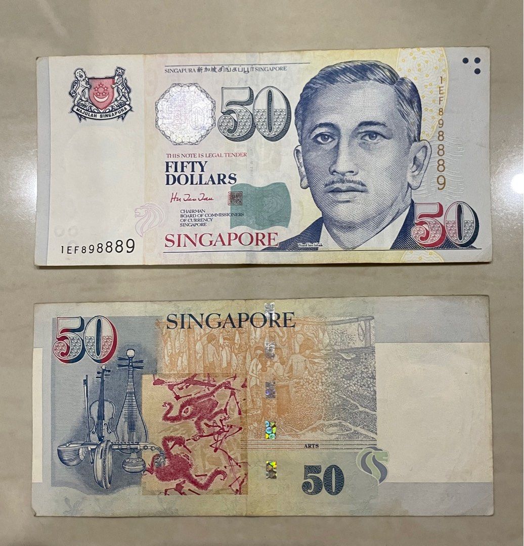 SGD50 note for Thai God Prayers, Hobbies & Toys, Memorabilia ...