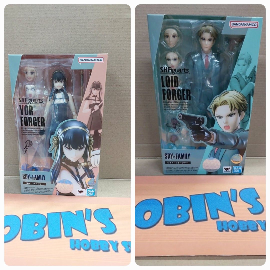 SH Figuarts SHF Loid and Yor Forger Spy x Family Sealed, Hobbies & Toys ...