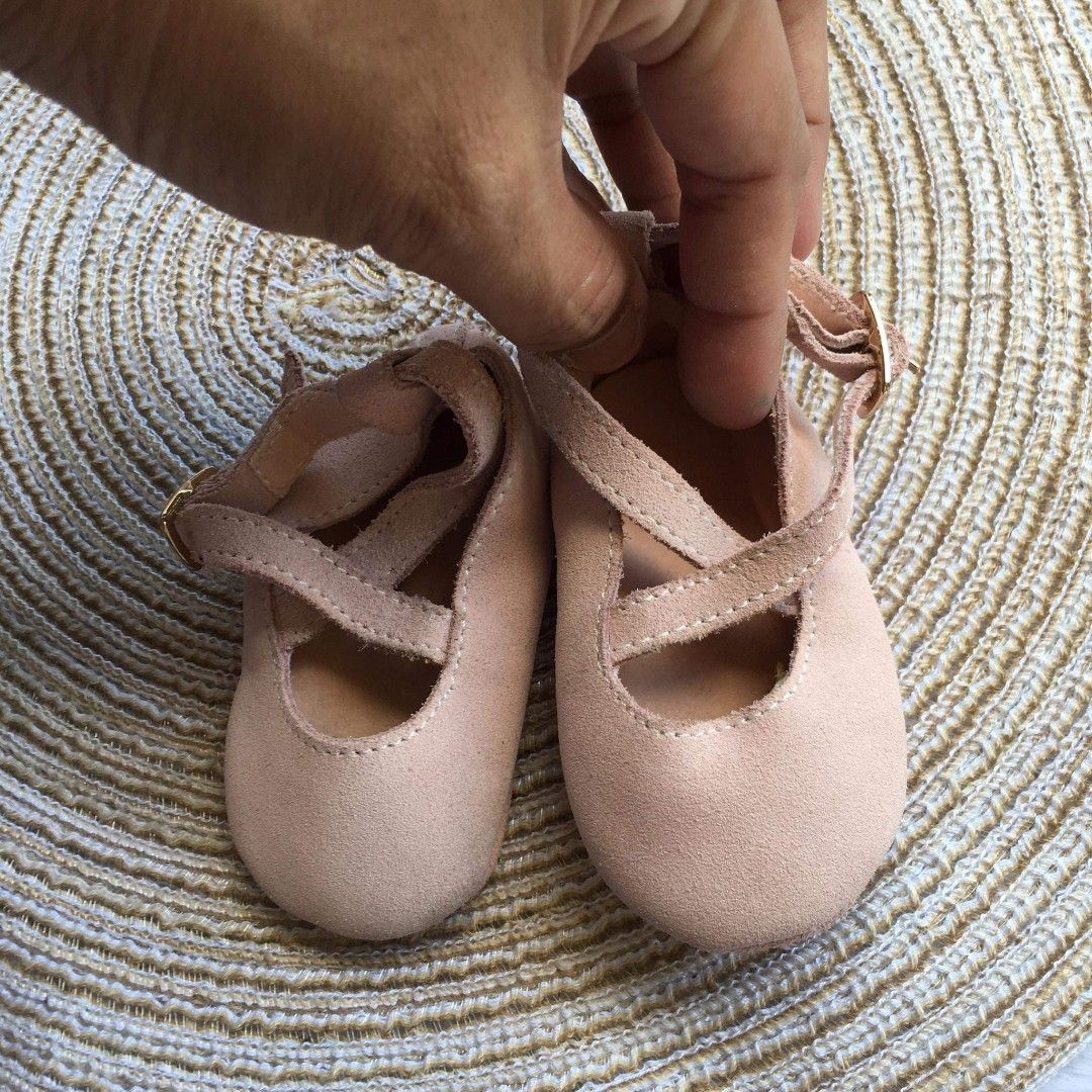 Shoes for baby girl ( Cross design), Babies & Kids, Babies & Kids ...