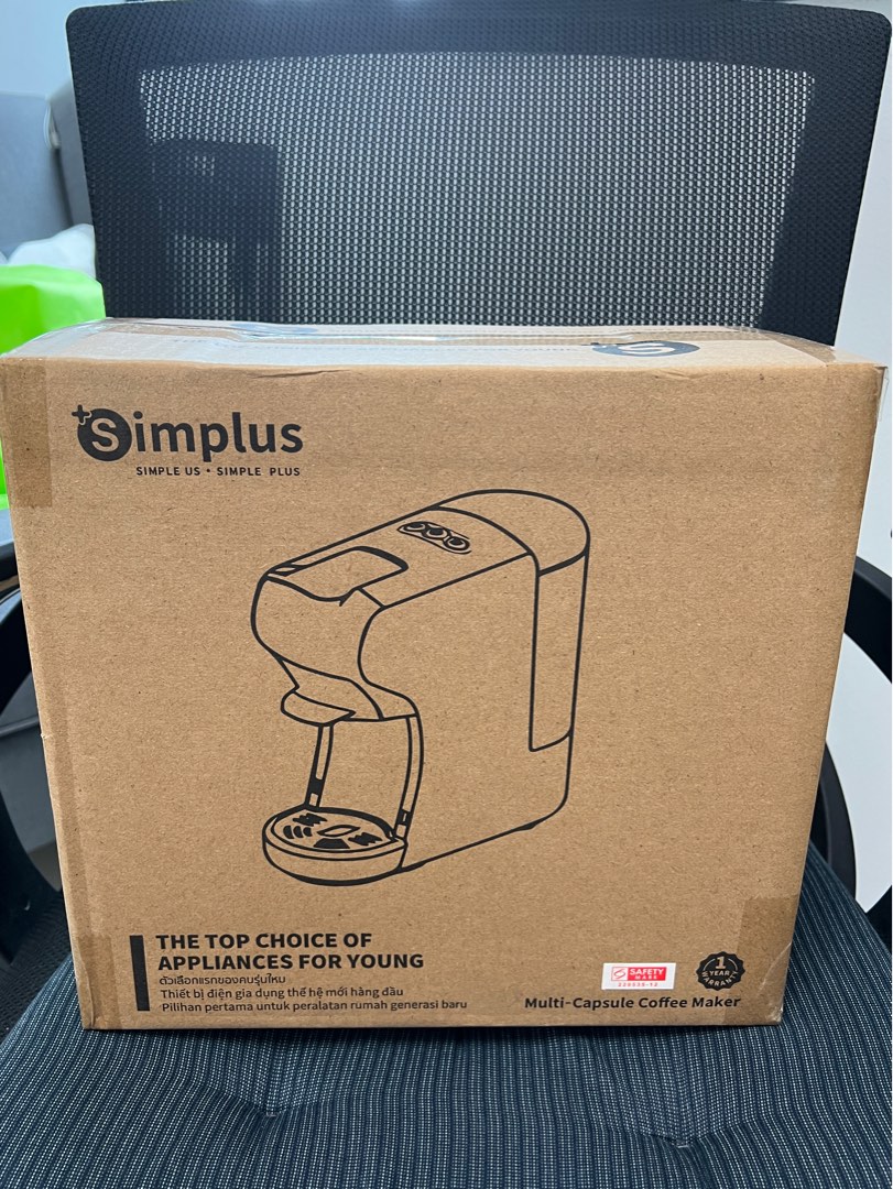 Simplus coffee machine - brand new, TV & Home Appliances, Kitchen ...