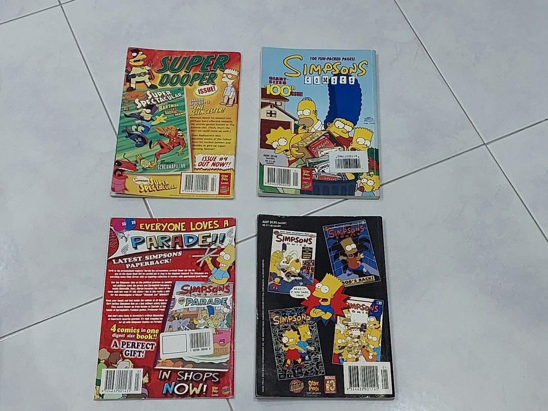 Simpsons Comic Books Collection, Hobbies & Toys, Books & Magazines ...