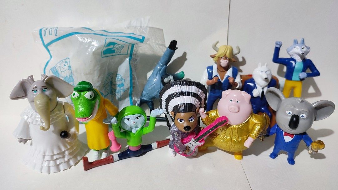 SING Characters Hardtoy Collection, Hobbies & Toys, Toys & Games on ...