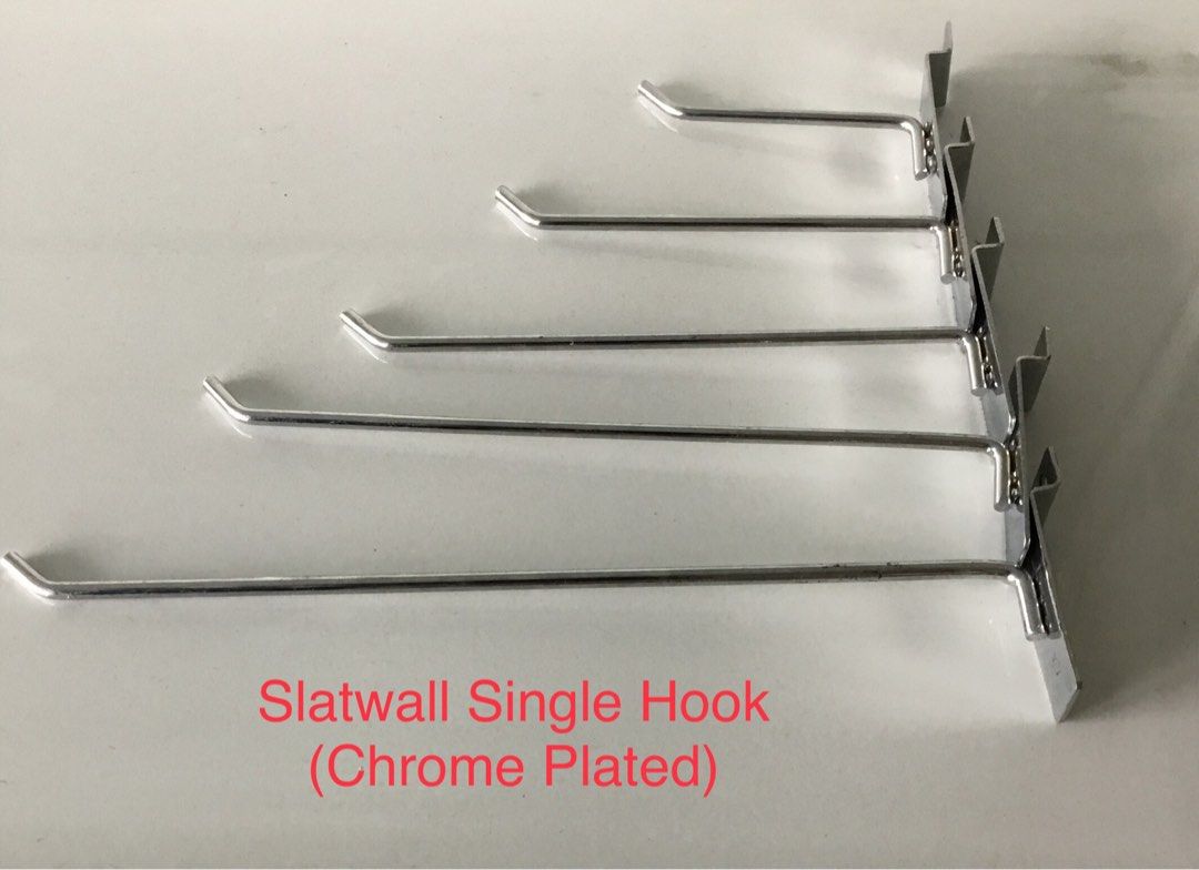 Slatwall Single Hook 4 inches, Looking For on Carousell