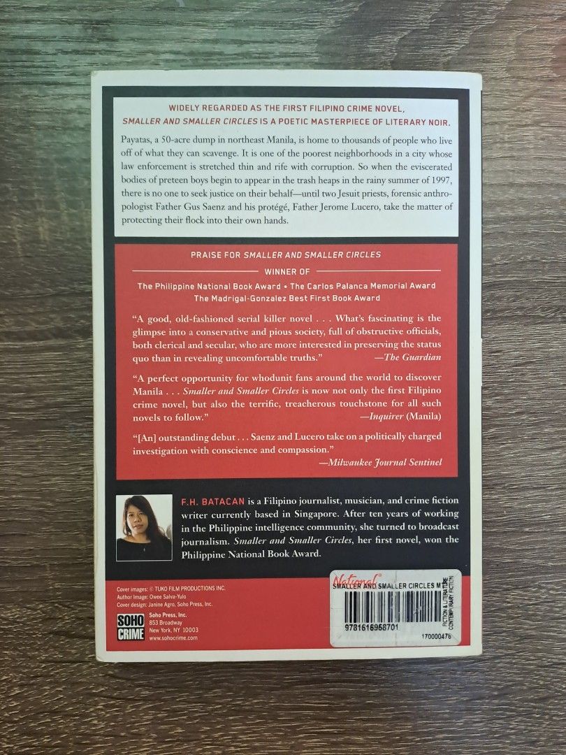Smaller and smaller circles by FH Batacan (Filipino fiction), Hobbies ...