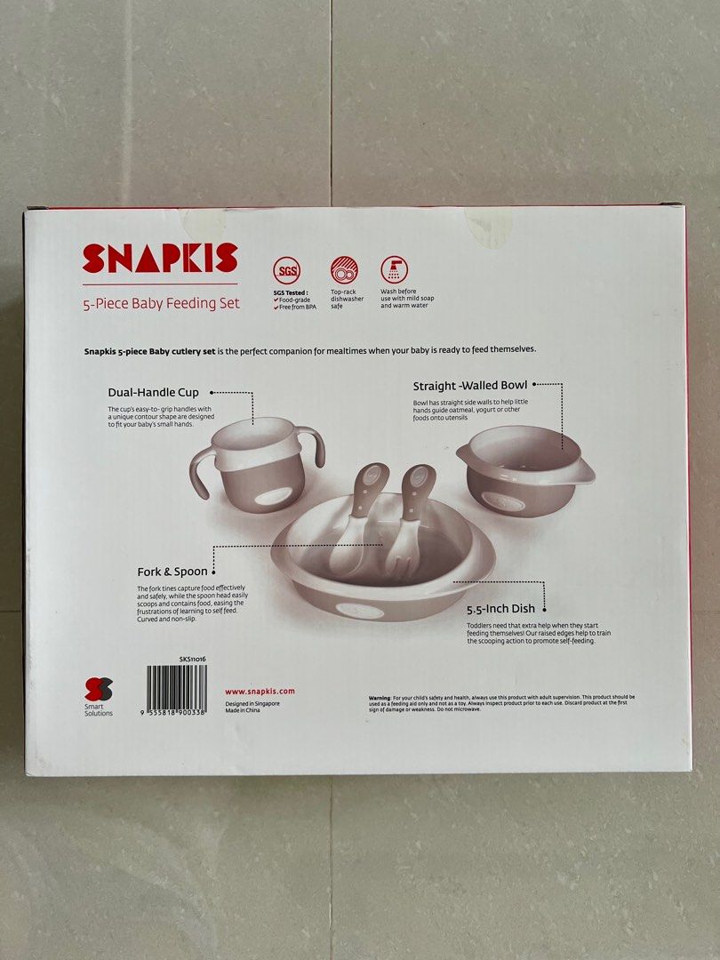 Snapkis Baby 5 piece Feeding Weaning Set food processor, Babies & Kids ...