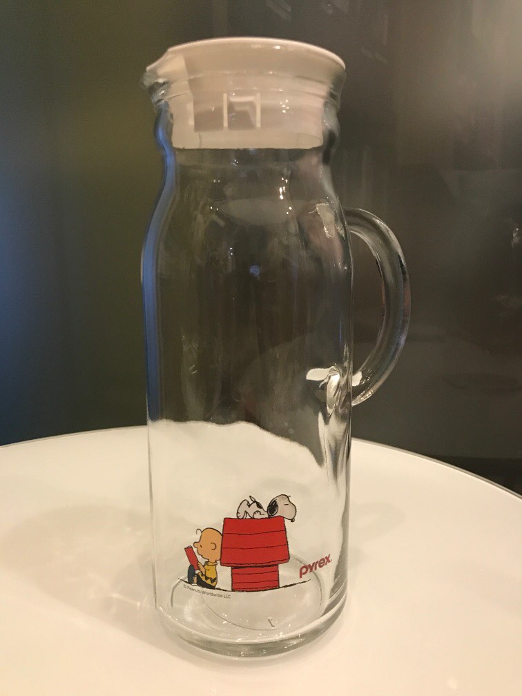 Snoopy Limited Edition Pyrex Pitcher Jug 1.2L, Furniture & Home Living ...