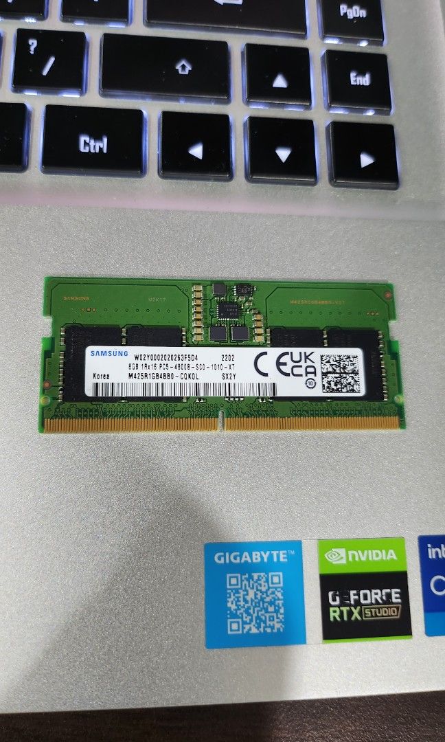 SODIMM DDR5 4800Mhz Ram 8GB (PRICE DROP), Computers & Tech, Parts & Accessories, Computer Parts ...