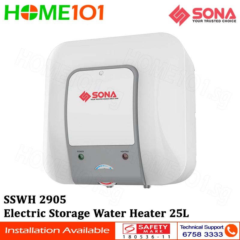 Sona Electric Storage Water Heater 15L / 25L [SSWH2903][SSWH2905], TV ...