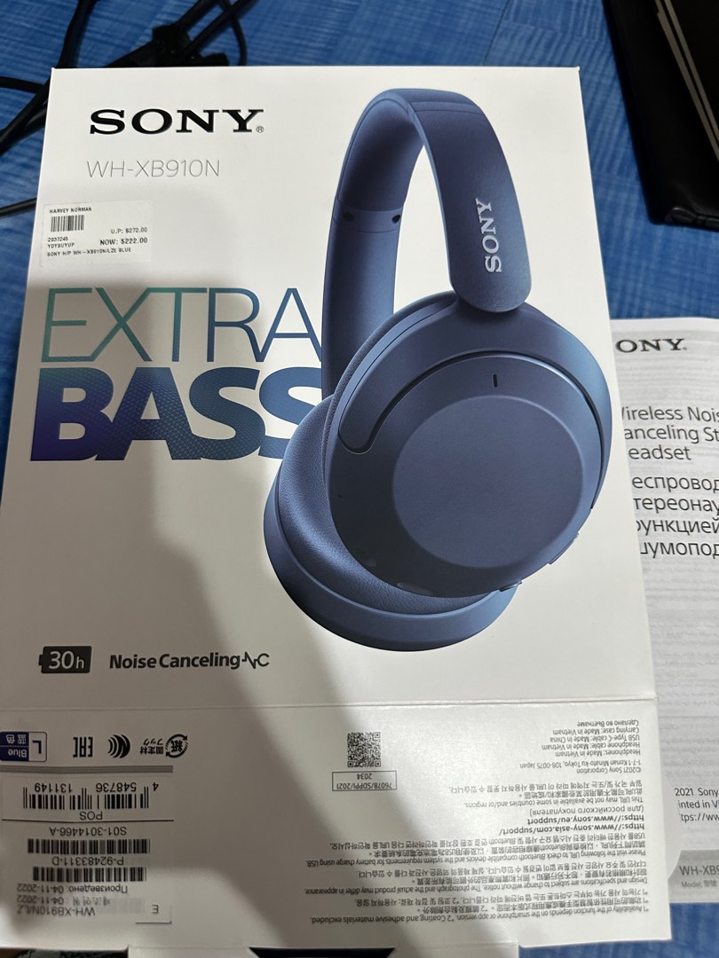 Sony Extra bass headphones, Audio, Headphones & Headsets on Carousell