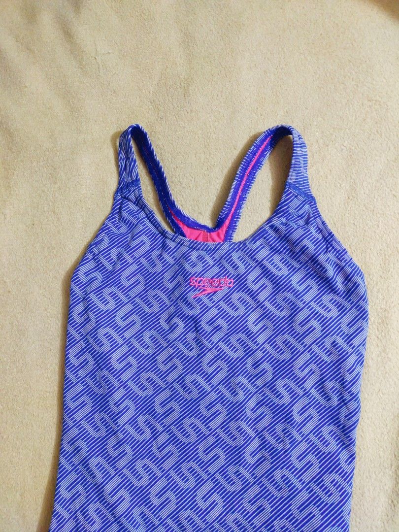 SPEEDO ENDURANCE MONOGRAM ONE PIECE SWIMSUIT, Women's Fashion, Swimwear ...