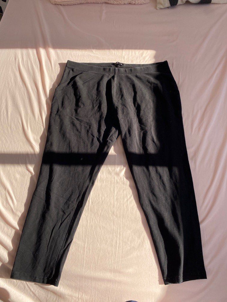 Splash Plain Black Leggings, Women's Fashion, Bottoms, Other Bottoms on ...