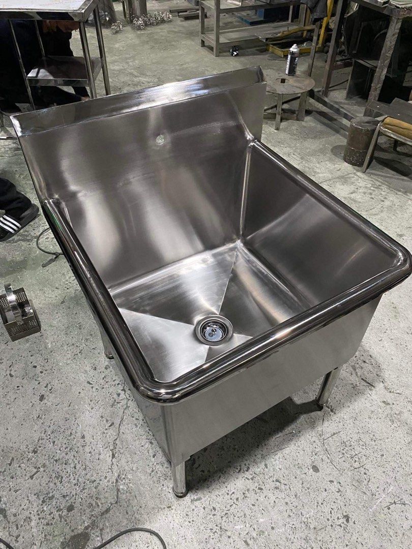 Stainless Mop Stainless Slop Sink, Commercial & Industrial ...
