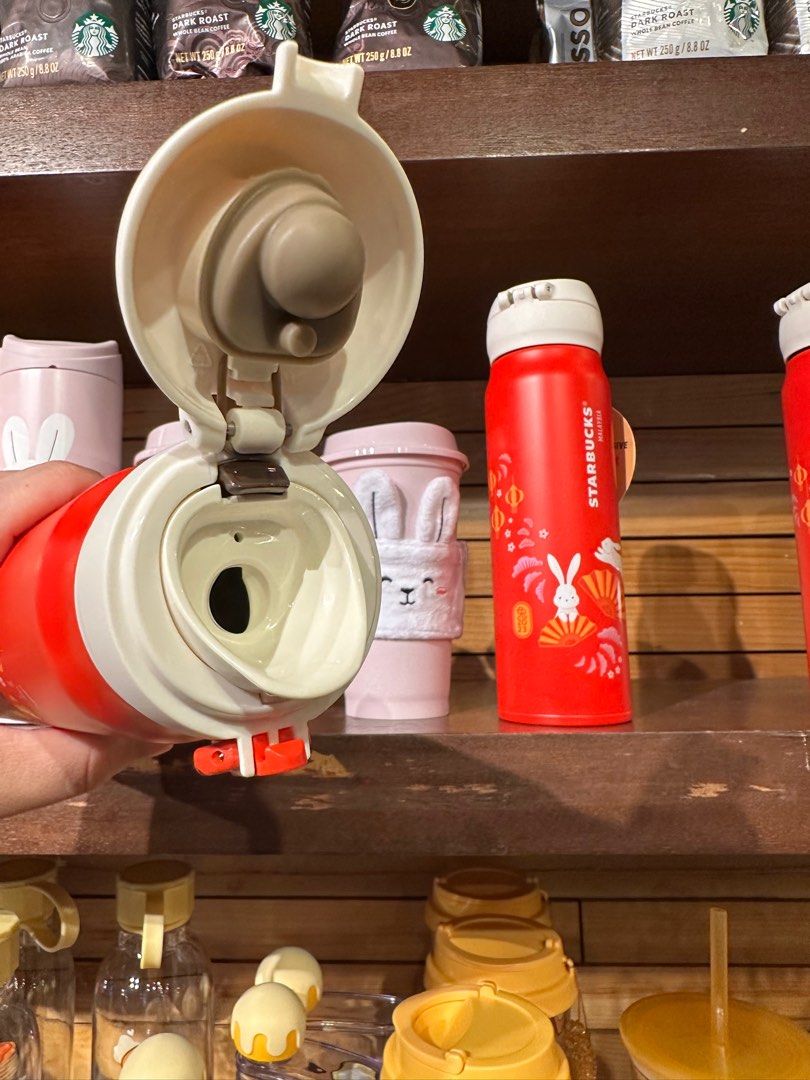 Starbucks Rabbit Year Thermos Flask, Furniture & Home Living ...