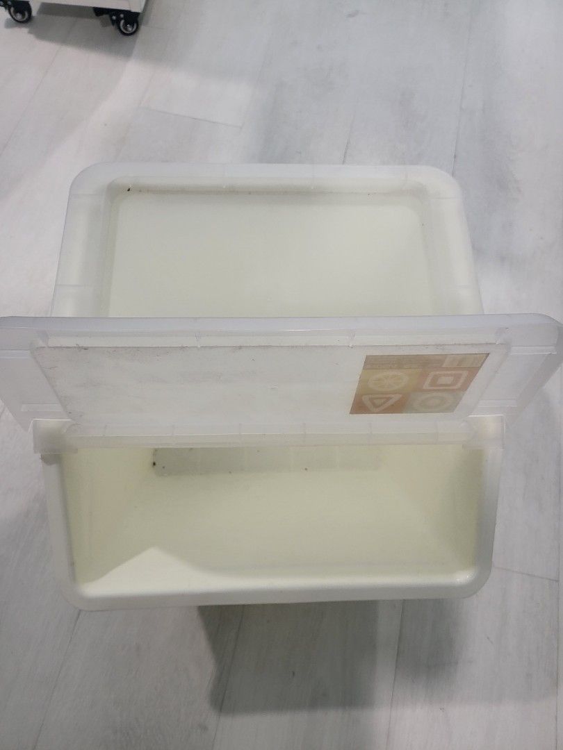 Storage Boxes with Flap, Furniture & Home Living, Home Improvement ...