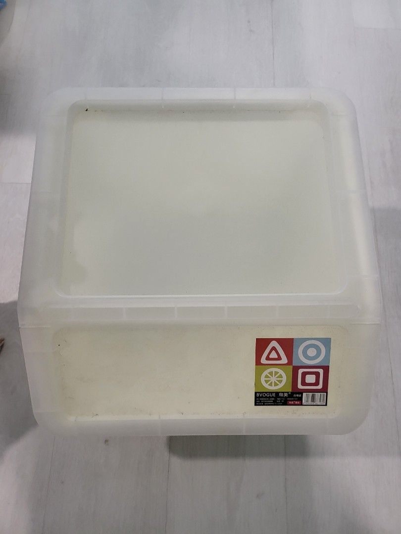 Storage Boxes with Flap, Furniture & Home Living, Home Improvement ...