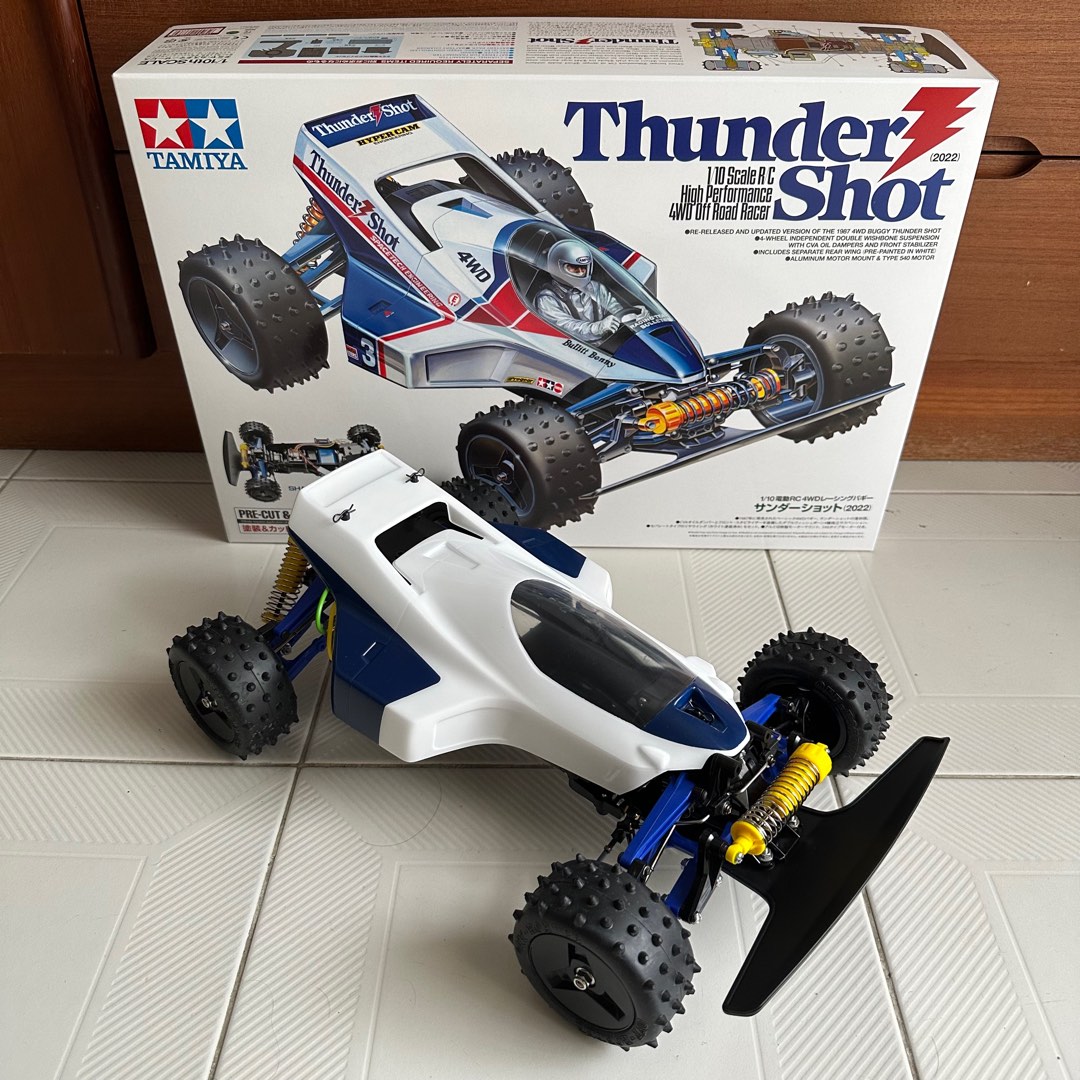 Tamiya Thunder Shot 2022 1/10 Scale RC High Performance 4WD Off Road ...