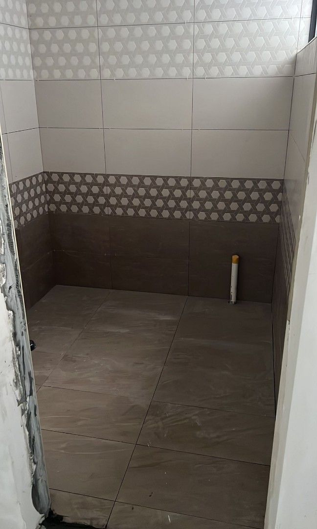Tiles and overlay tiles hdb condo, Home Services, Renovations, Toilet ...