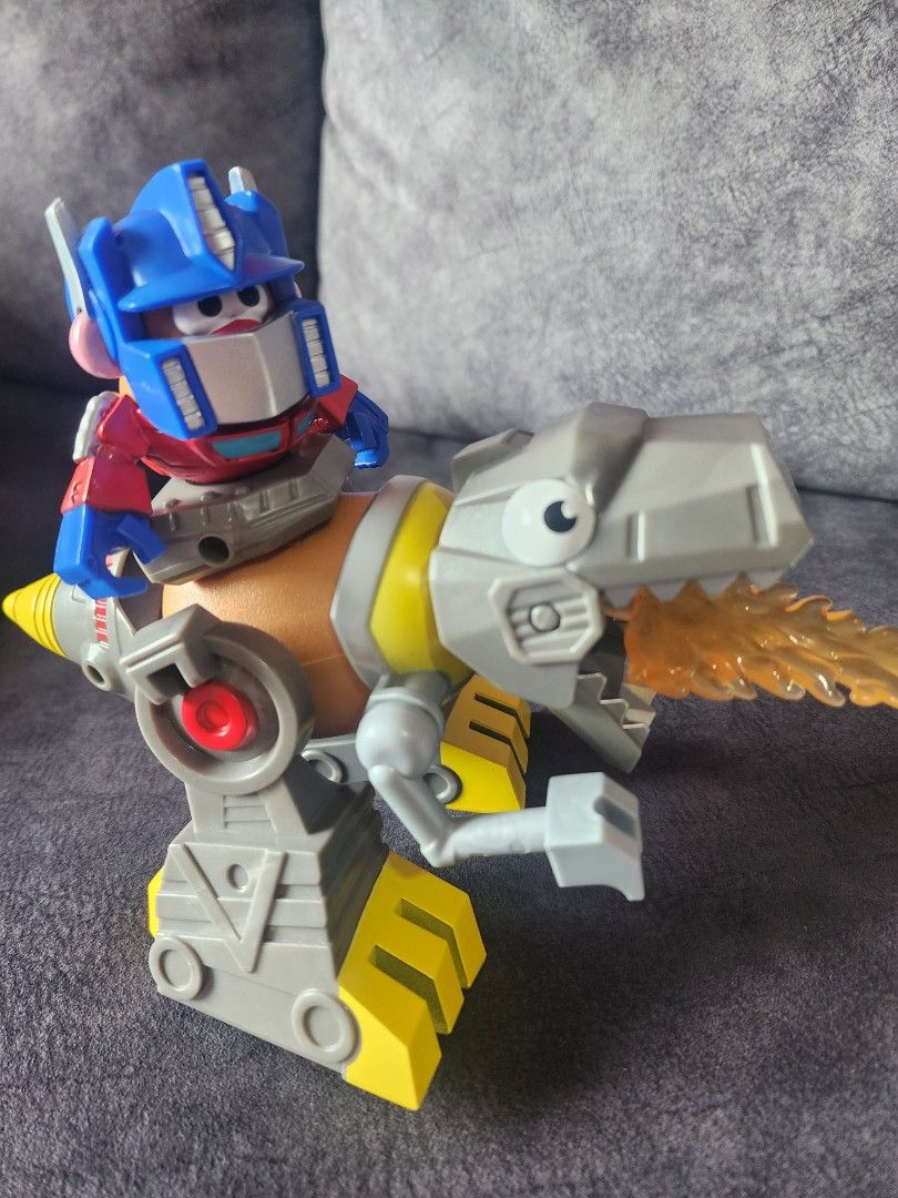 Toys : Mr Potato Transformers Rescue Bots, Optimus prime, T-Rex and ...
