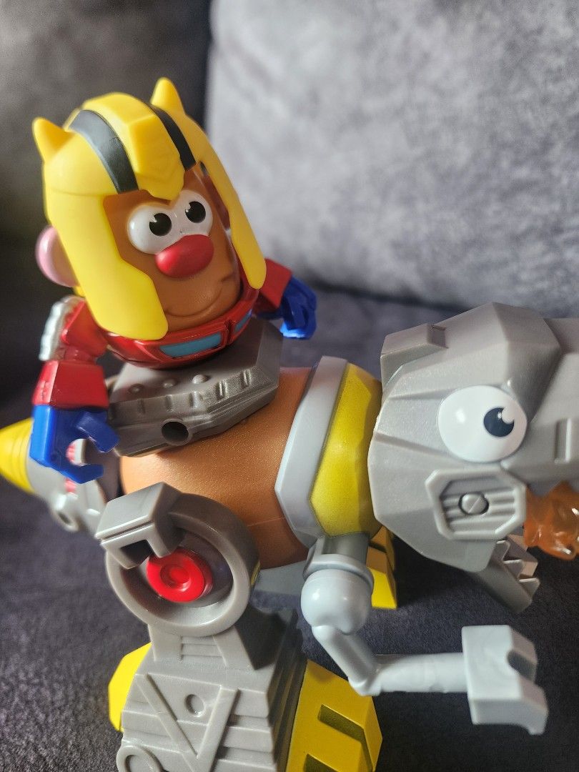 Toys : Mr Potato Transformers Rescue Bots, Optimus prime, T-Rex and robots, free bundle of Happy ...