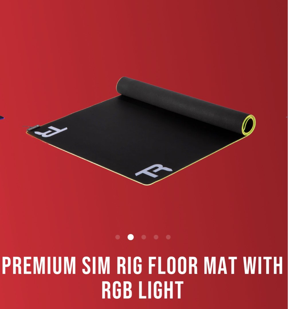 包運費 including shipping Trakracer TR rgb light floor mat Fanatec Thrustmaster Logitech, 電子遊戲, 遊戲機 ...